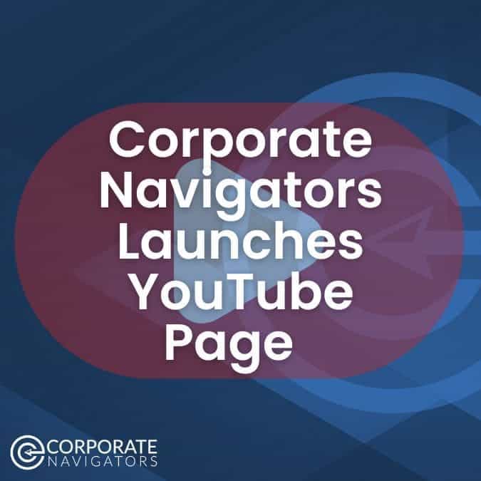 Corporate Navigators YouTube Page Goes Live | Corporate Navigators