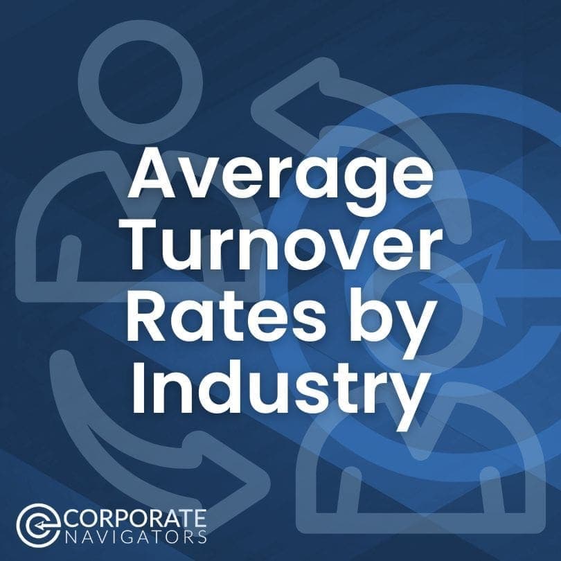 Average Turnover Rate By Industry (2025 Update) | Corporate Navigators